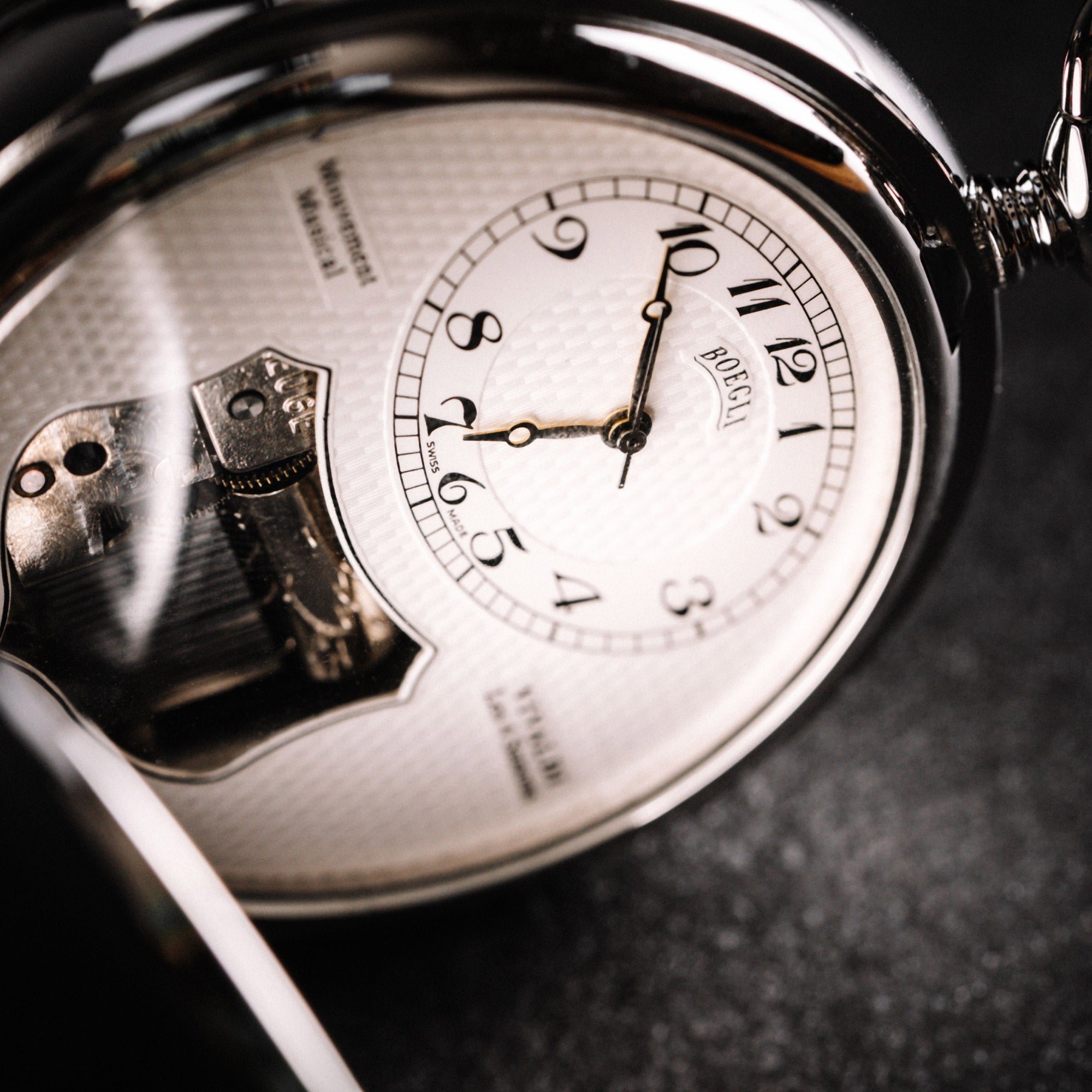 Concerto Collection (M140/A). Boegli Musical Pocket Watch