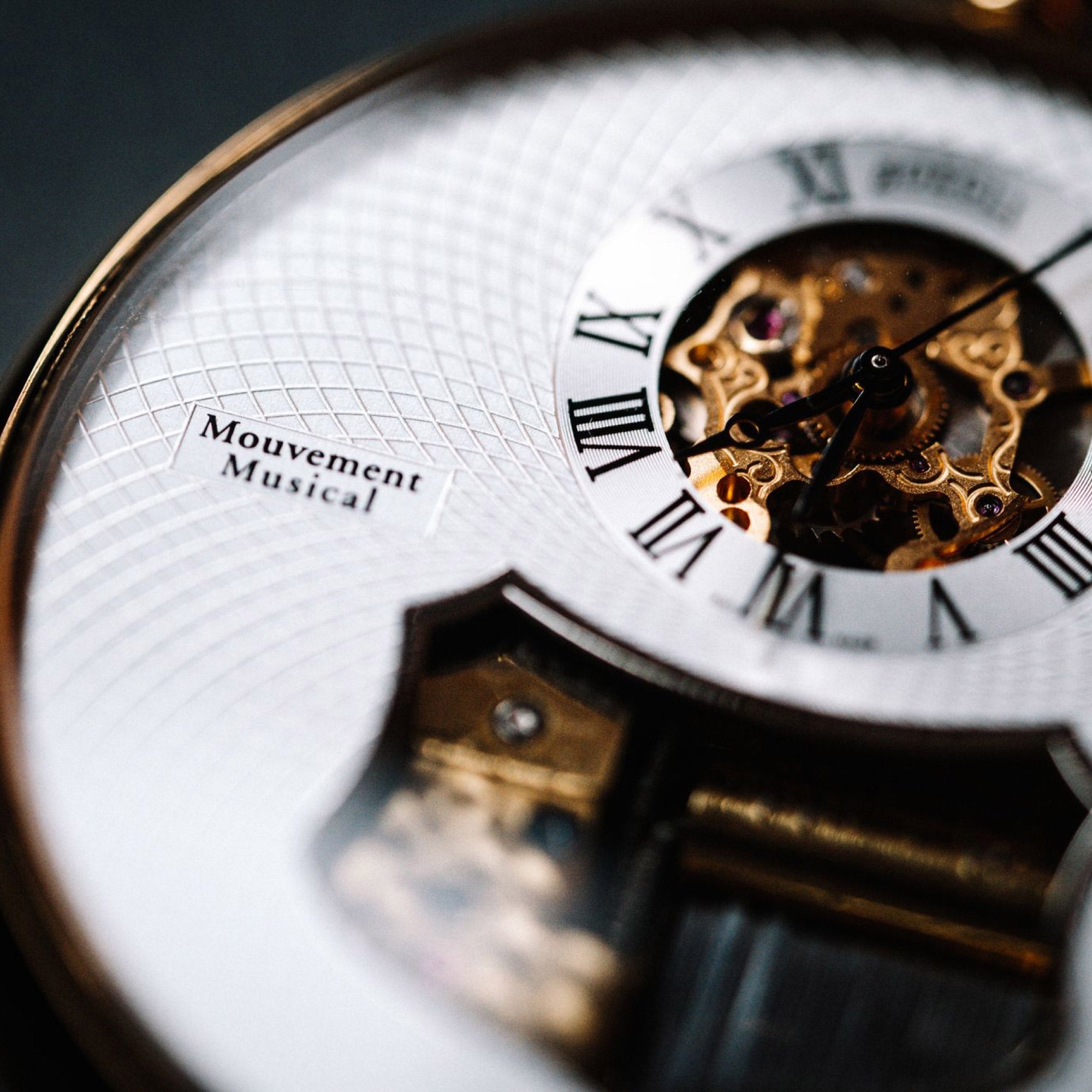 Baroque Collection (M11). Boegli Musical Pocket Watch