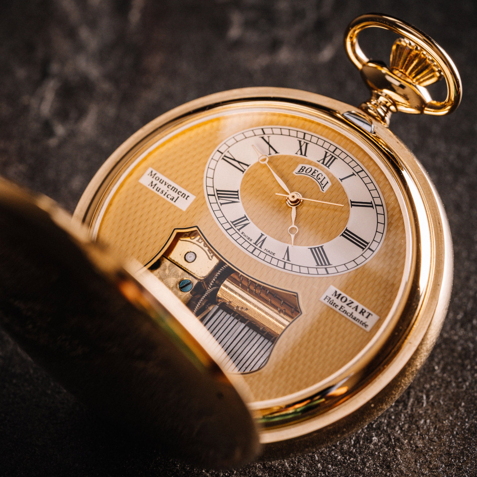 Concerto Collection (M62/R). Boegli Musical Pocket Watch